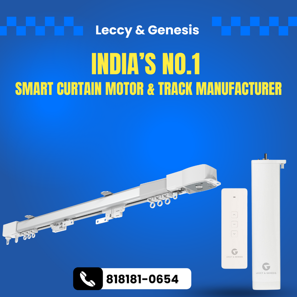 Best Smart Curtain Motor & Track Manufacturer in India – Leccy & Genes – Leccy and Genesis