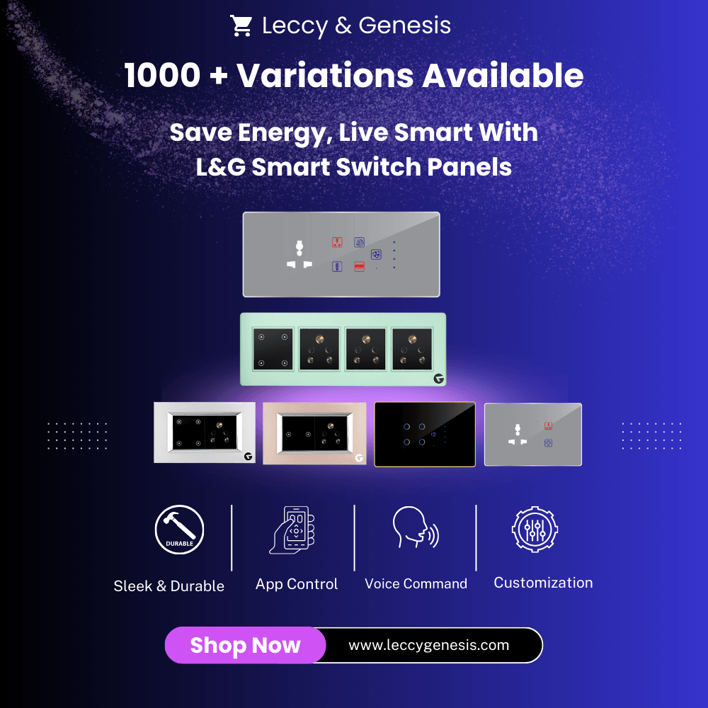 Explore 1000+ Variations of L&G Smart Switches & Panels – Leccy and Genesis