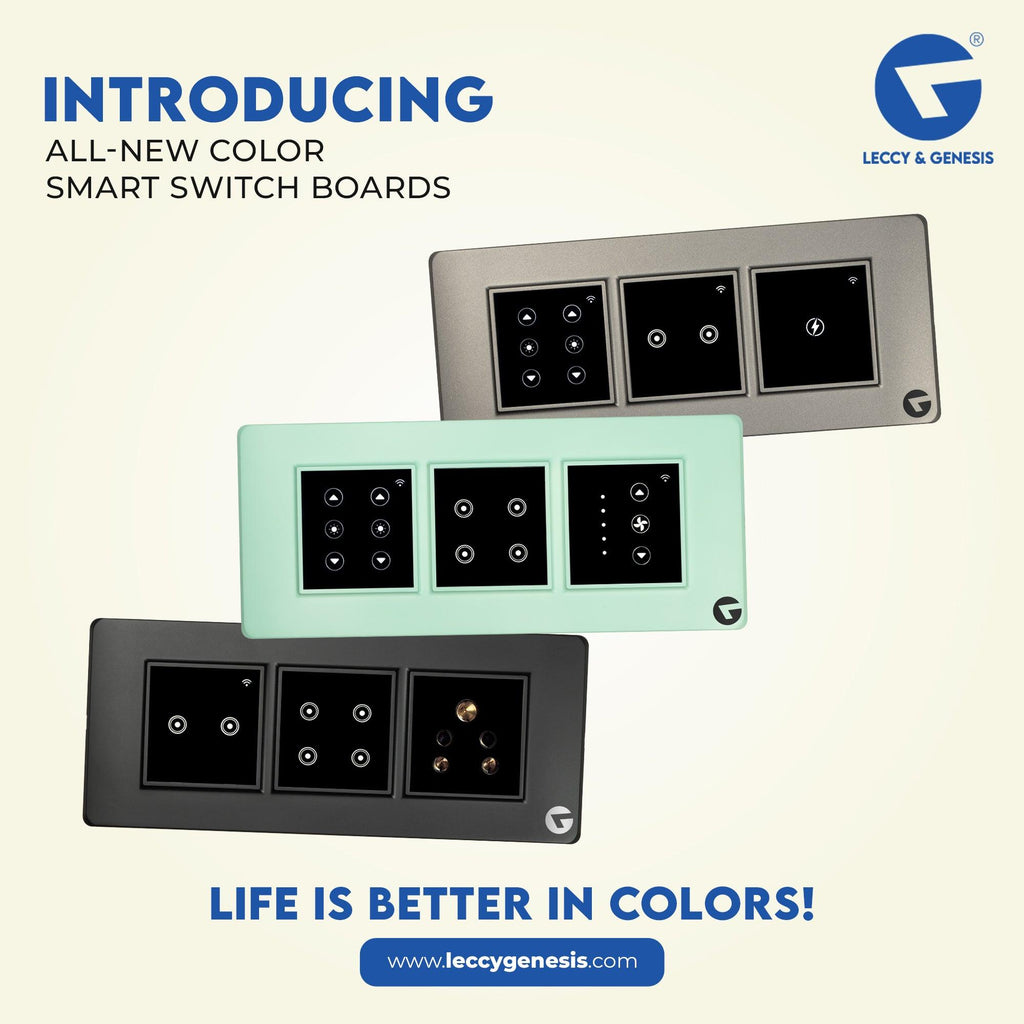 Biggest Smart Switch Board Brand In India – Leccy and Genesis