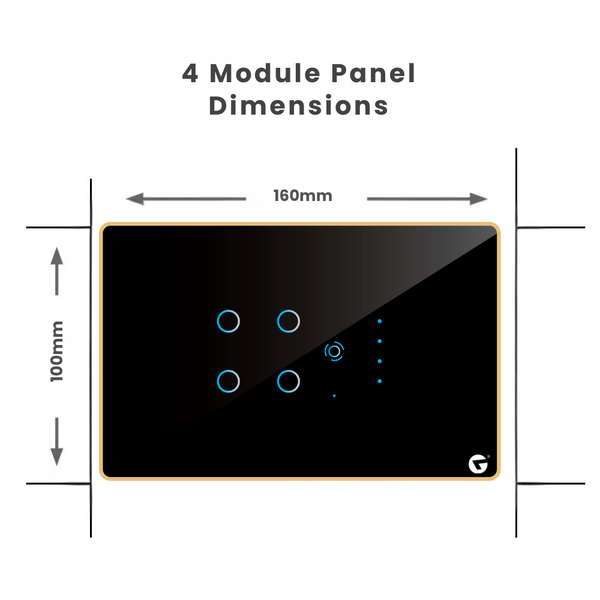 4M Smart Switch Panel For Home | Voice-Controlled Smart Switch – Leccy ...