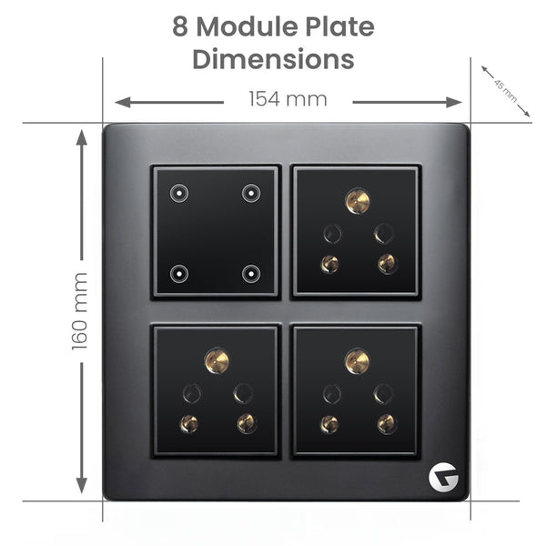 Buy 8M Smart switch board for home | Compatible with Alexa & Google ...