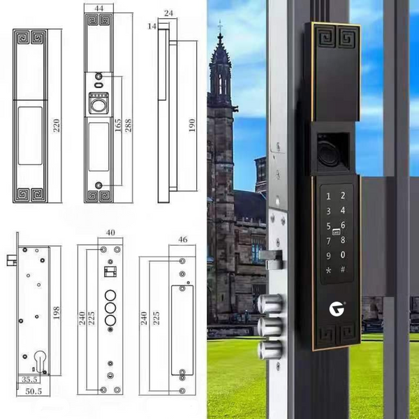 L&G Smart Door Lock S615 – Advanced 5-in-1 Security – Leccy and Genesis